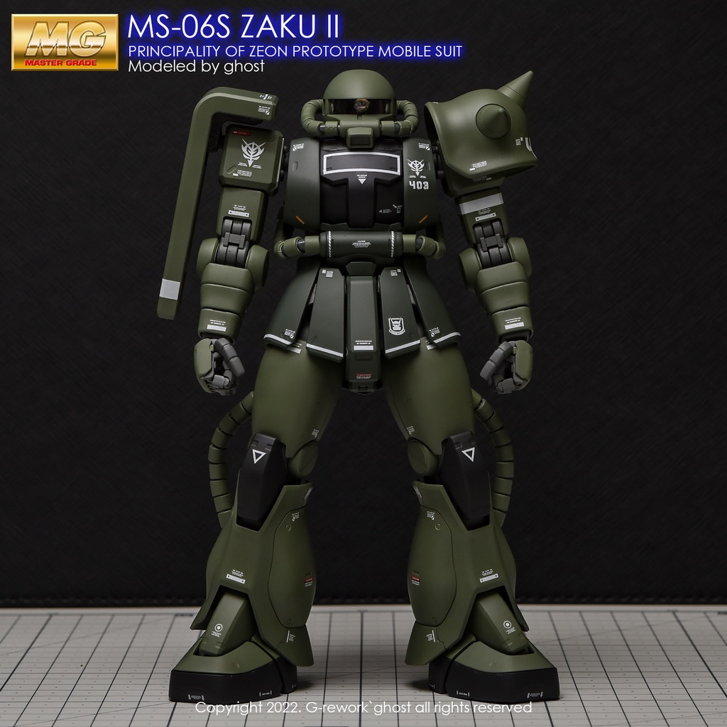 Water Decal [MG] MS-06S ZAKU ii 2.0 แท้จาก G-Rework | Shopee Thailand