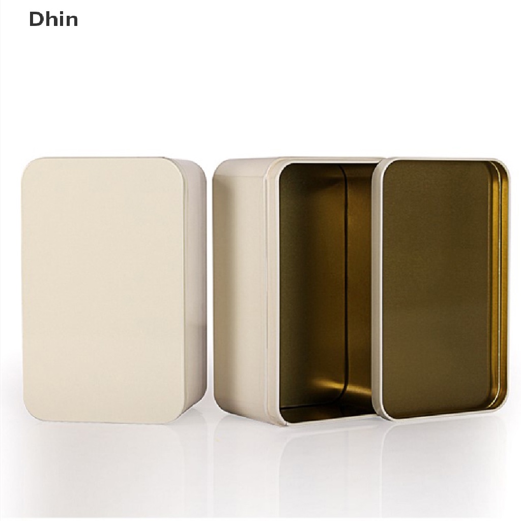 [Dhin] กล่องเหล็กดีบุก ขนาดเล็ก สําหรับใส่จัดเก็บชา คุกกี้ 1 ชิ้น COD ...