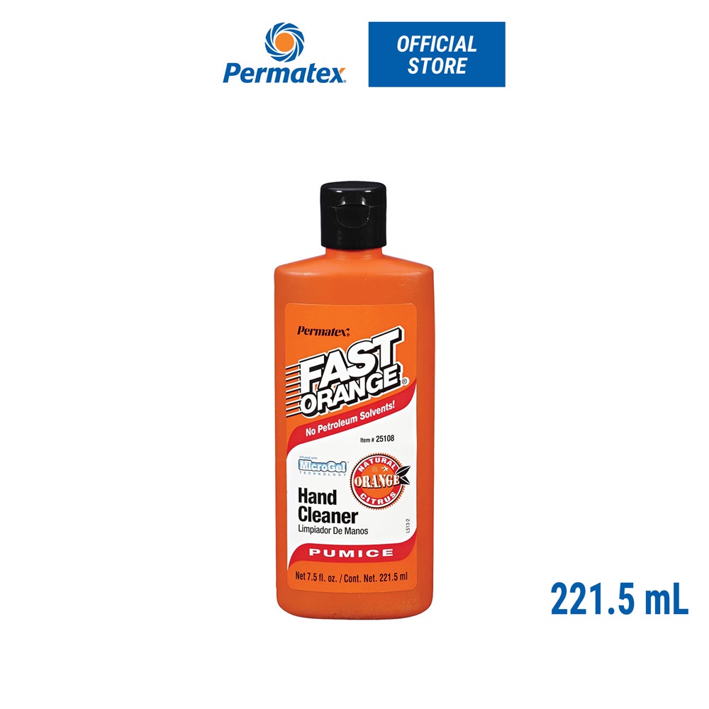Permatex 25108 Fast Orange Hand Cleaner Pumice ครีมล้างมือ สูตรผสมผงขัด ...
