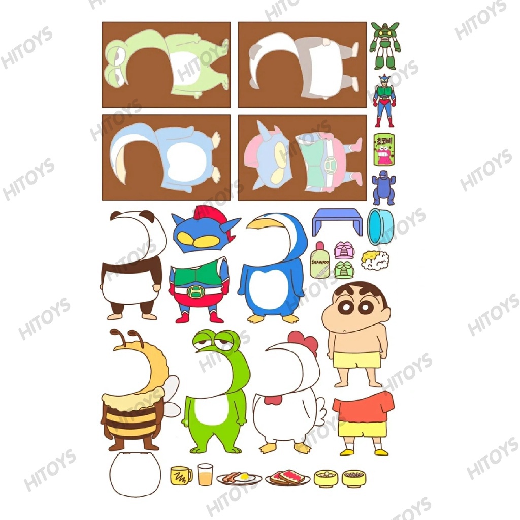 [พร้อมส่ง]ShinChan Costume paper สมุดทำมือคอสตูมชินจัง ของเล่นเด็ก ...