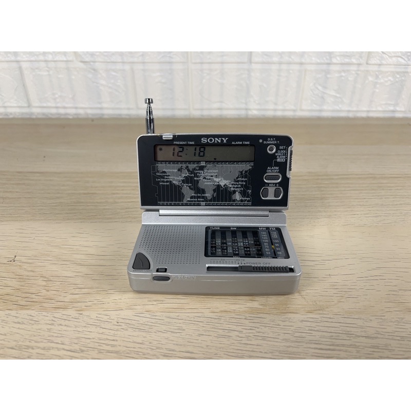 Sony ICF-SW12 รุ่นสะสมใช้งาน พ.ศ. 2550 วิทยุวินเทจพกพาพับได้ขนาดเล็ก ...