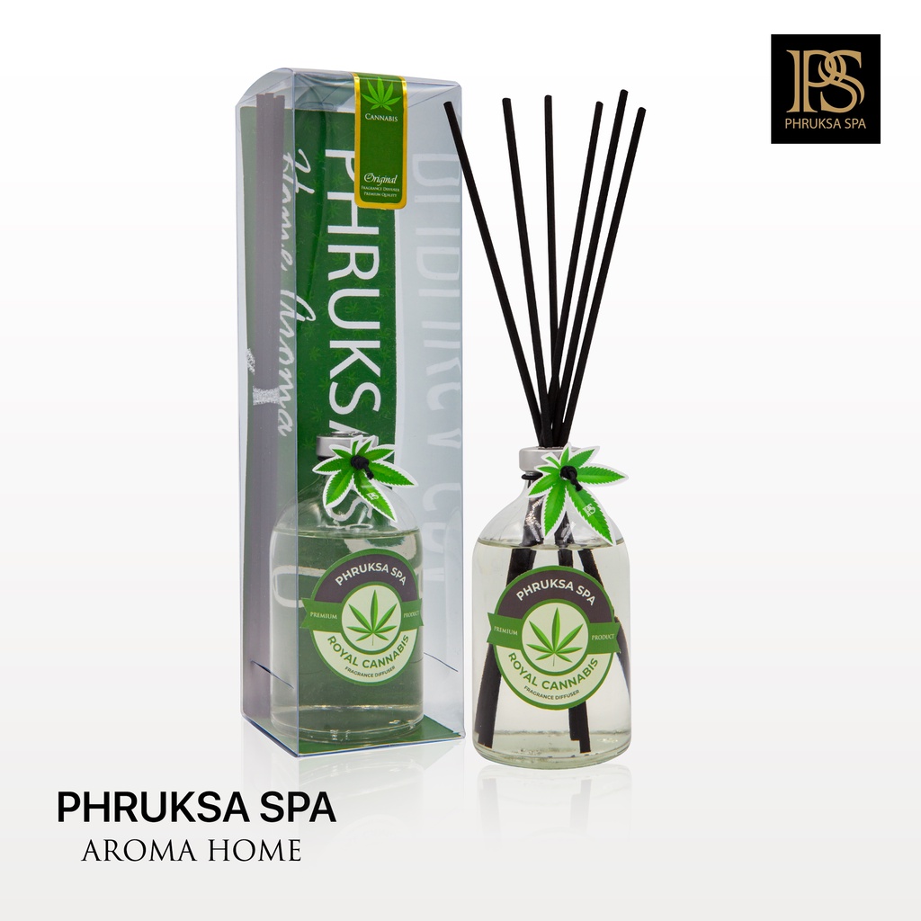PHRUKSA SPA ก้านไม้หอมปรับอากาศ กลิ่นรอยัล แคนนาบิส ขนาด 100 มล. (Reed ...