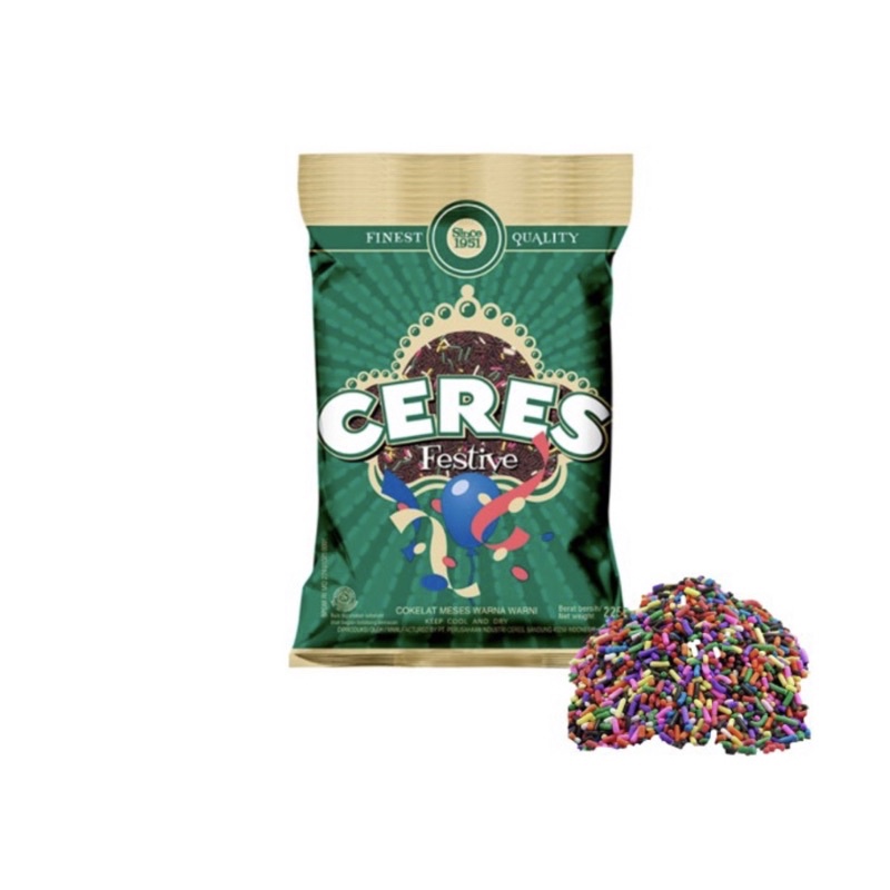 Indonesia Ceres Hagelslag Rice Chocolate Sprinkle Classic & Milk , 200 ...