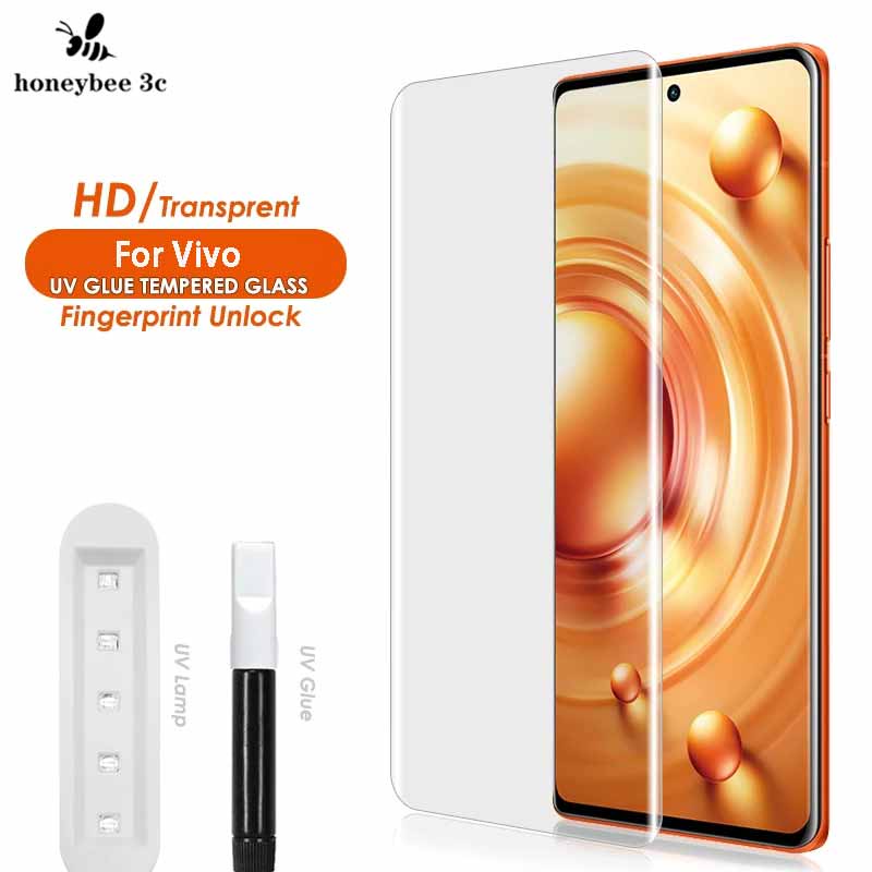 Vivo V29 Lite 5G V27 V25 Pro V23 X90 X80 X70 X50 Pro ของเหลว UV 3D โค้ง กระจกนิรภัย | Shopee ...