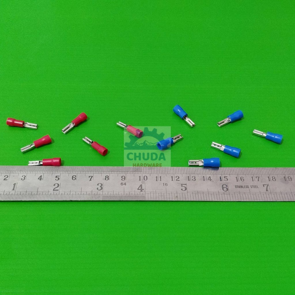 (10 ตัว) หางปลา 2.8mm เสียบ หัวเสียบ ตัวเมีย หุ้มขั้ว แบน 2.8mm 0.110in ...