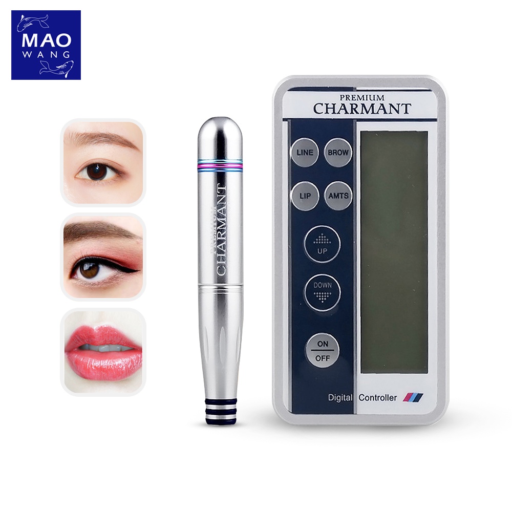 Maowang ชุดเครื่องสักกึ่งถาวรไฟฟ้า เครื่องสักคิ้ว แบบดิจิตอล | Shopee ...
