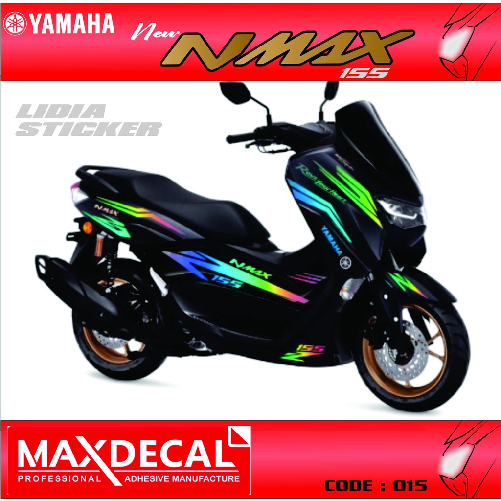สติ๊กเกอร์ตัด NEW NMAX NEW NMAX 015 | Shopee Thailand