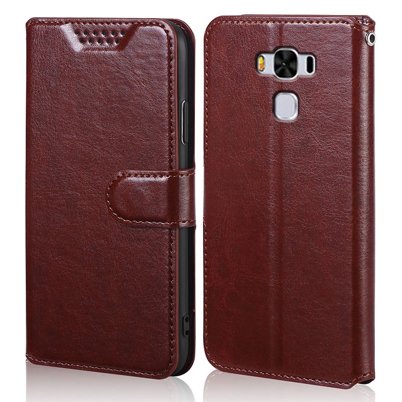 เคสโทรศัพท์หนัง PU แบบฝาพับ พร้อมช่องใส่บัตร สําหรับ Asus X00DD Asus ...