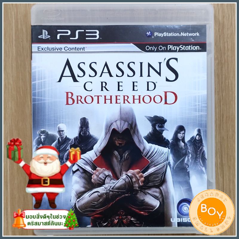 แผ่นเกมส์PS3 แท้ ภาค ASSASSIN'S CREED BROTHERHOOD | Shopee Thailand