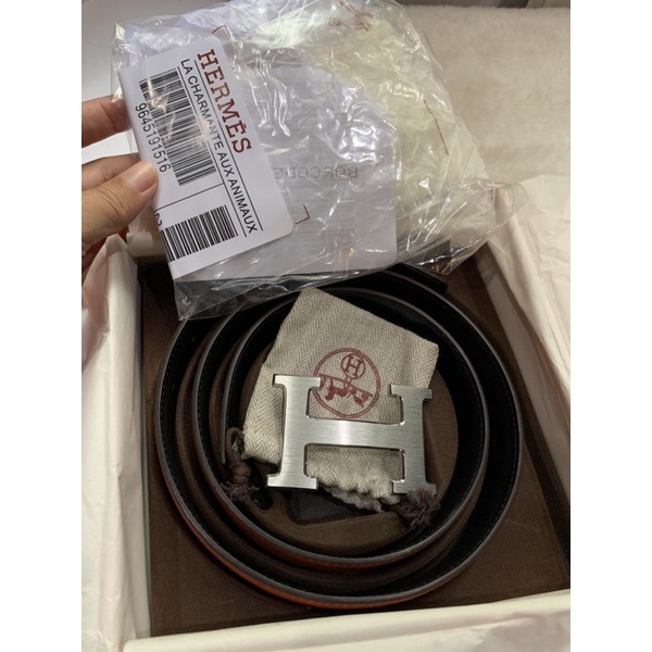 HERMES BELT 40 MM HI-END (BOX SET ) สลับใช้ได้ 2ด้าน | Shopee Thailand