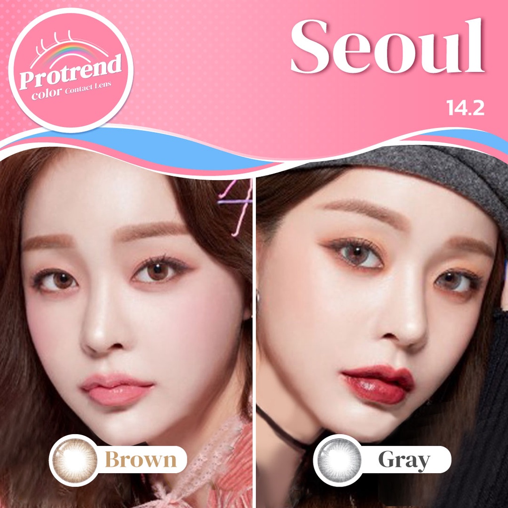 protrendcolor : คอนแทคเลนส์ รุ่น Seoul | Shopee Thailand