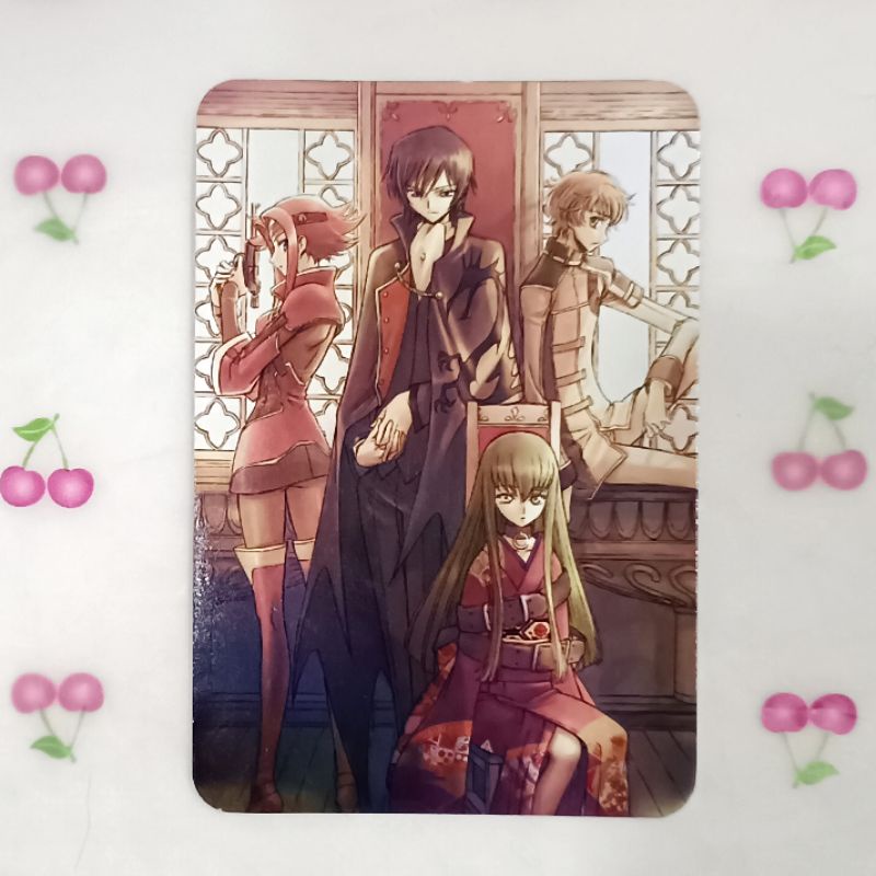 โฟโต้การ์ด Code Geass โค้ด กีอัส ขนาด 2x3 | Shopee Thailand