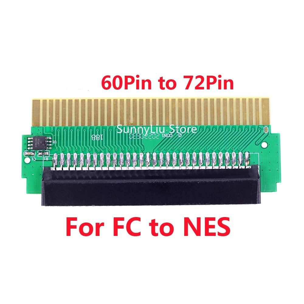 อะแดปเตอร์แปลง 60 Pin เป็น 72 Pin สําหรับคอนโซล Nintendo NES FC เป็น ...