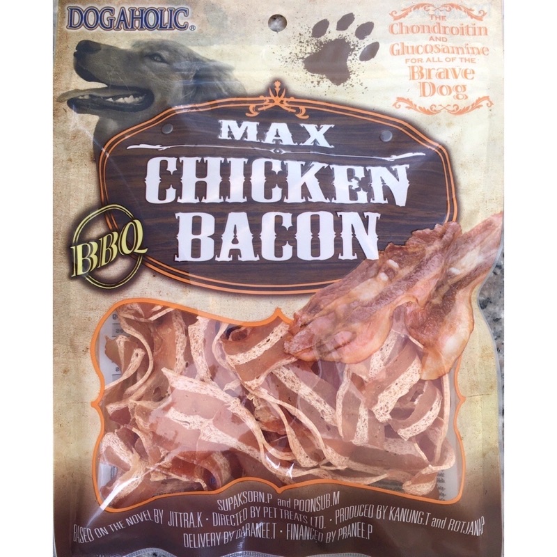 ขนมสุนัขเบค่อน max chicken bacon ขนมหมา | Shopee Thailand