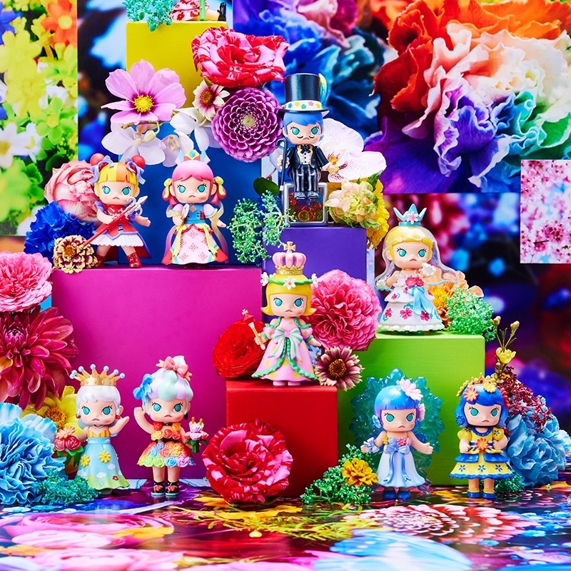 ลิขสิทธิ์แท้ POP MART MOLLY x MIKA NINAGAWA Flower Dreaming Series มอ ...