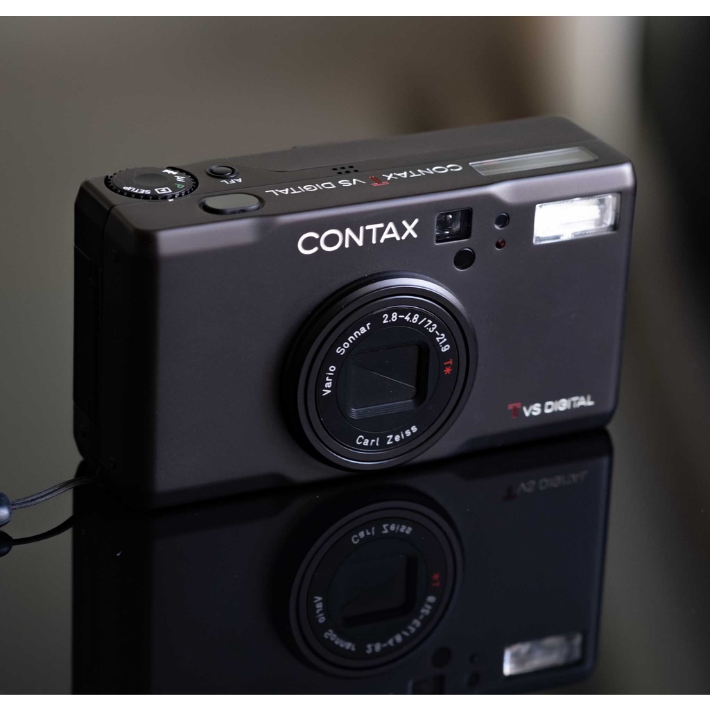 กล้องคอมแพค รุ่นเก่า CONTAX TVS DIGITAL BLACK RARE VINTAGE DIGITAL ...