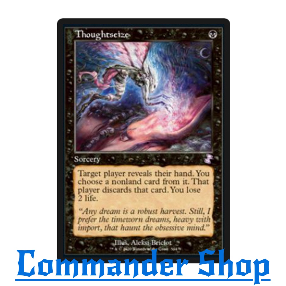 Thoughtseize (Sorcery) Black Mv1 การ์ดเกม Magic The Gathering (MTG ...