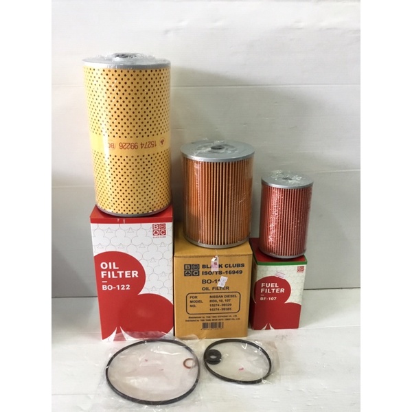 กรองเครื่องครบชุด NISSAN UD,CW(PE6)ใหญ่,เล็ก,โซล่า,(BC) | Shopee Thailand