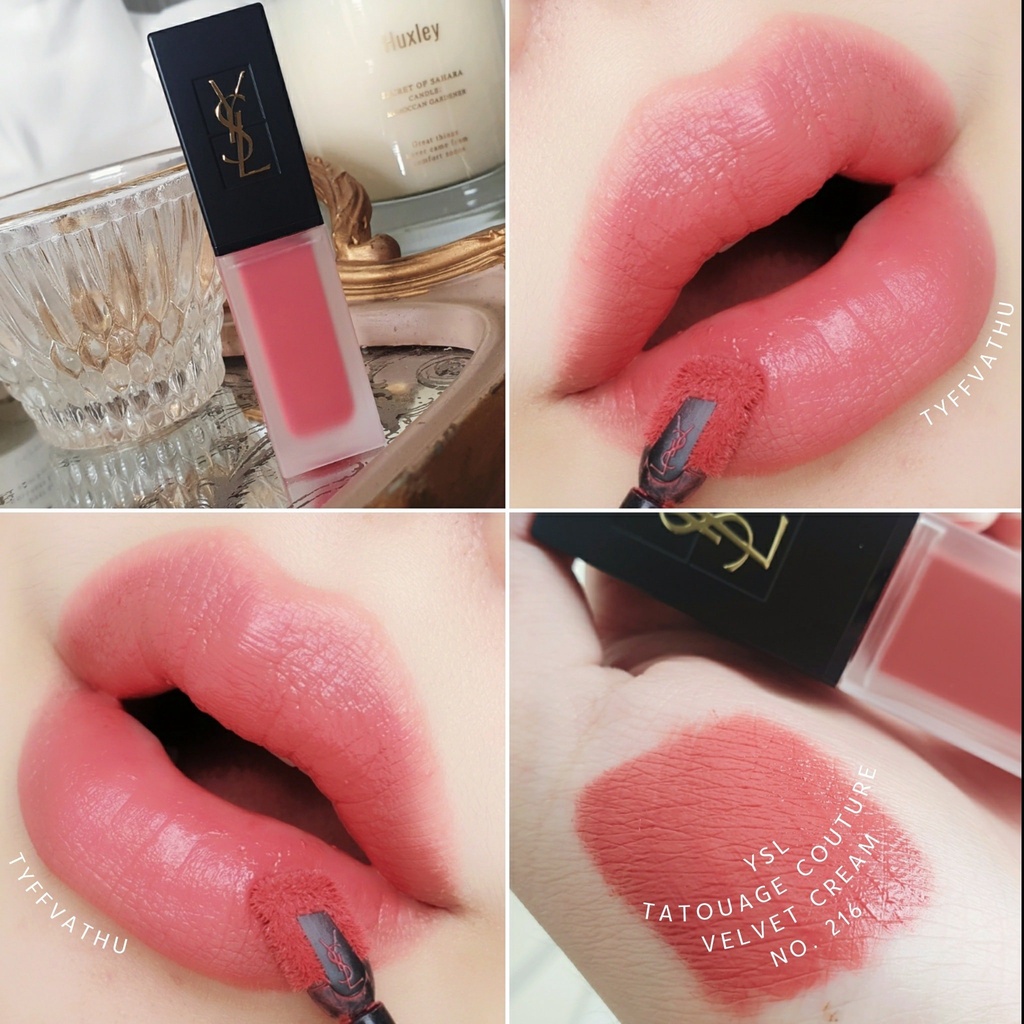 YSL Tatouage Couture Velvet Cream Velvet Matte Stain 6ml. ขนาดจริง ขนาดทดลอง | Shopee Thailand