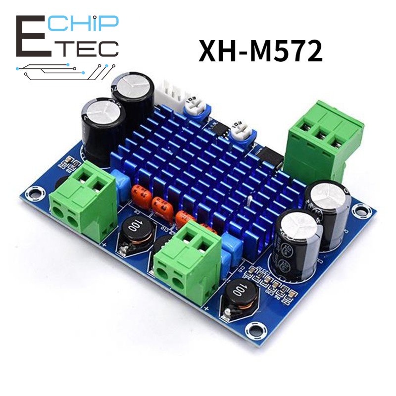 บอร์ดขยายเสียงดิจิทัล XH-M572 TPA3116D2 2 X 120W 5V - 24V - 28V พลังงานสูง 1 ชิ้น | Shopee Thailand