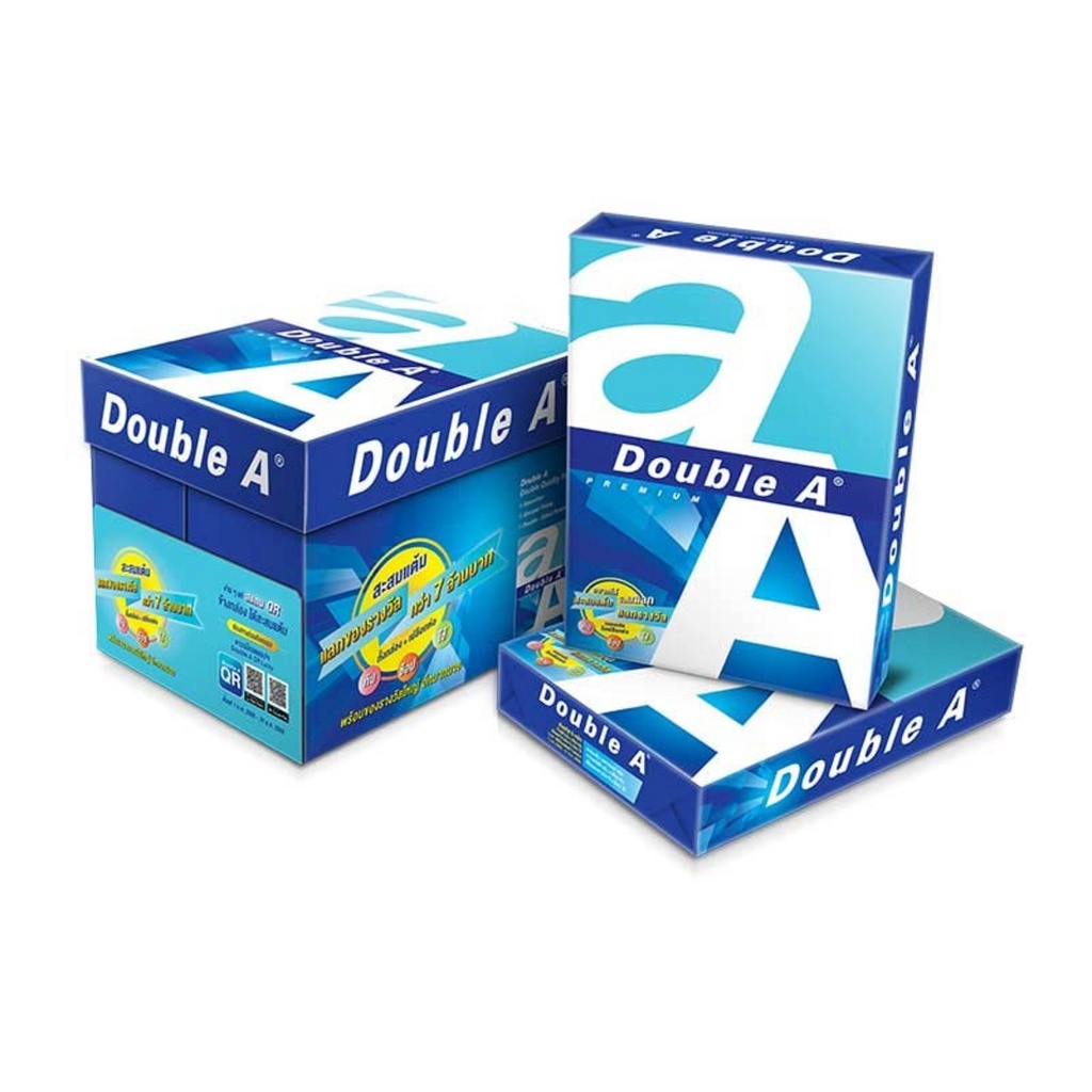 กระดาษถ่ายเอกสาร Double A A4 80 แกรม 5 รีม/ลัง (ยกลัง) | Shopee Thailand
