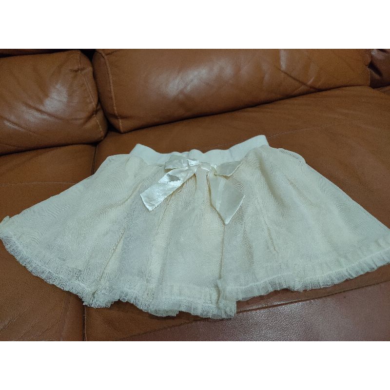 กระโปรงเด็ก แบรนด์ Dolly Ribbon ขนาด 110 สีครีม มือ2 | Shopee Thailand