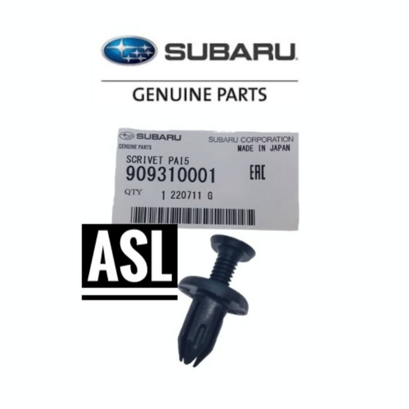 909310001 Subaru Screw Rivet Forester Impreza WRX STI คลิปกันชน ...
