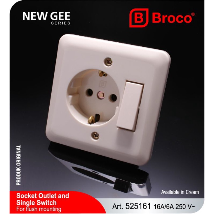 Broco INBOW STOP CONTACT IB สวิตช์วิศวกรรม + BROCO ใหม่ GEE พืช ENGKEL ...