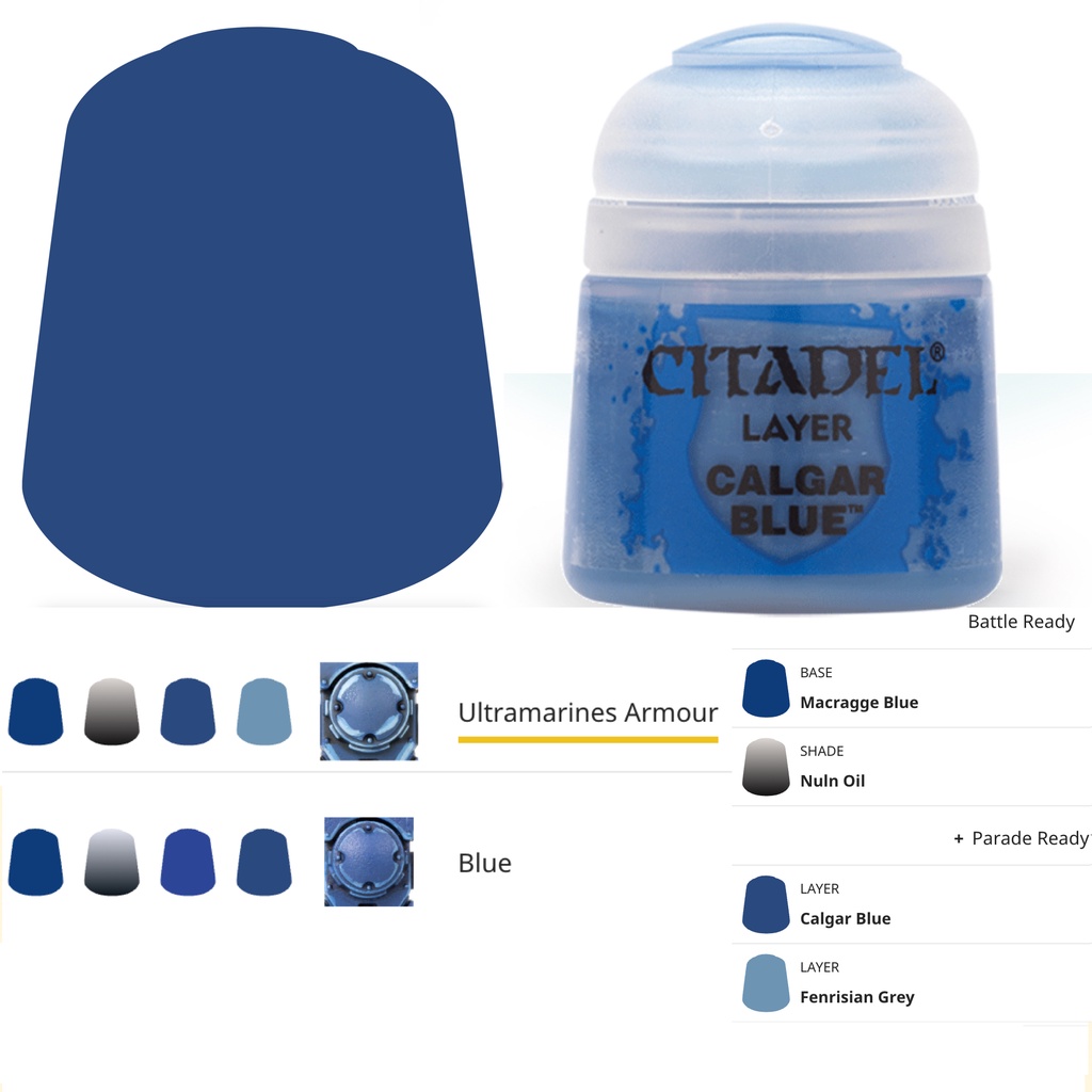 CITADEL COLOUR: LAYER SET 1 สีอะคริลิคสูตรน้ำ กลุ่มสีเลเยอร์ | Shopee ...