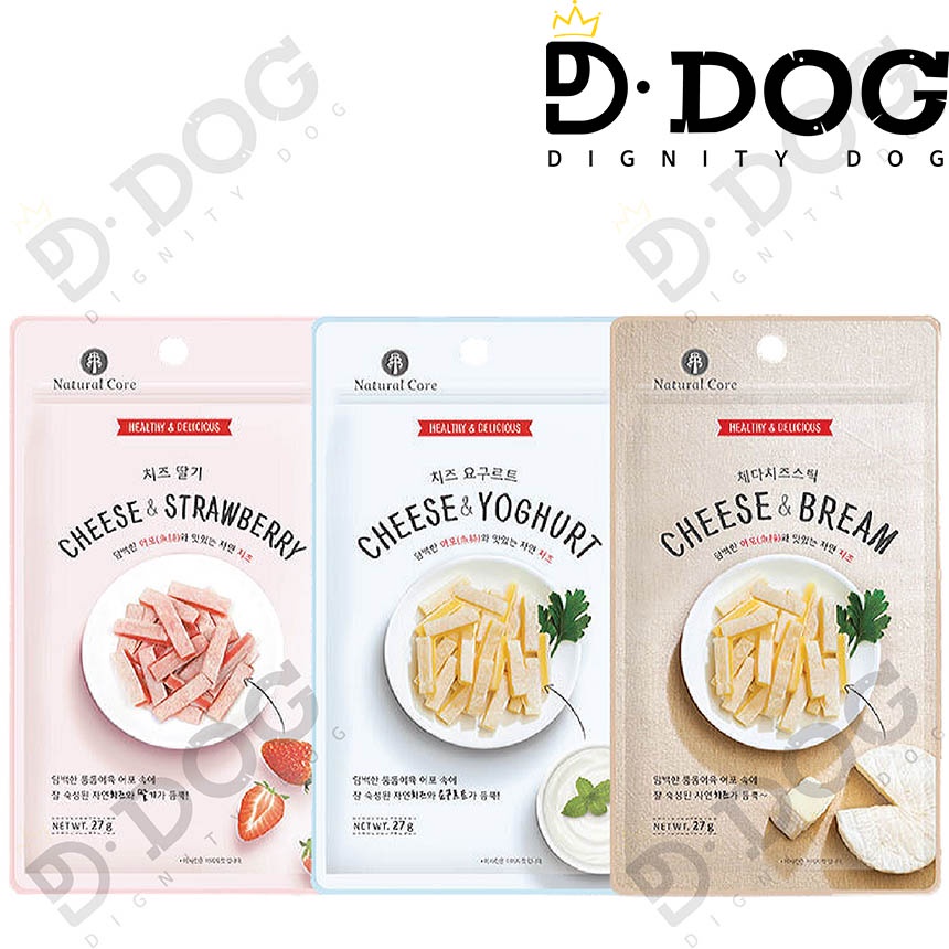 NATURAL CORE 】 Cheese Brim 27g Pet Treats Dog Chew Dogs Cheese Snack ...