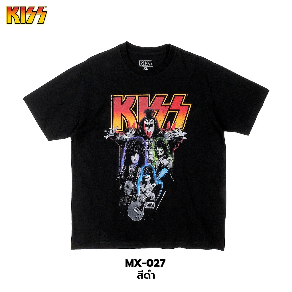 Power 7 Shop เสื้อยืดวง คิส ลิขสิทธ์แท้ KISS T-SHIRTS (MX-027) | Shopee ...
