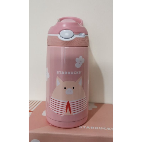 กระติกน้ำสตาร์บัค pink piggy contigo (contigo x starbucks) | Shopee ...