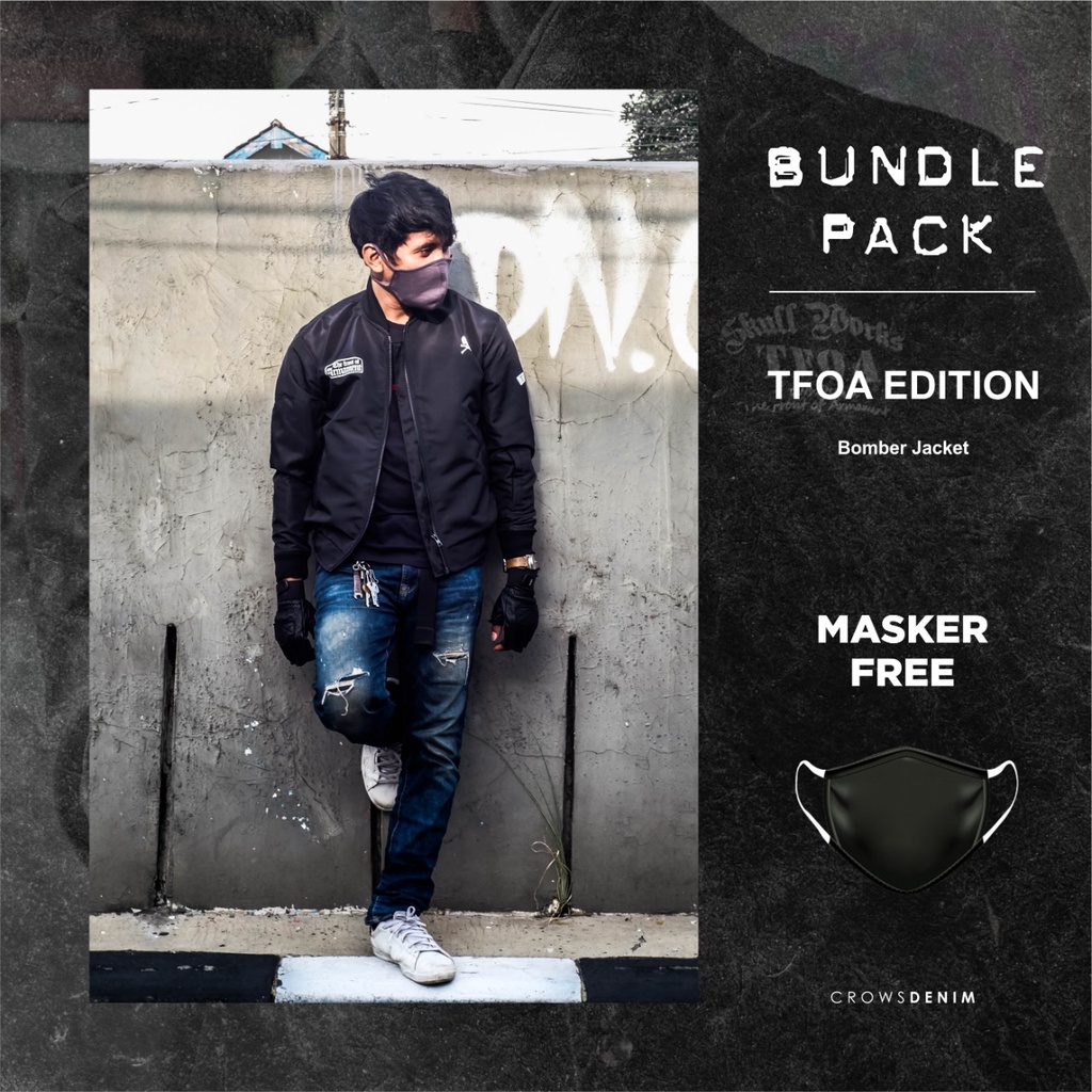 Tfoa A-37 PARACUTE BOMBER JACKET | Shopee Thailand