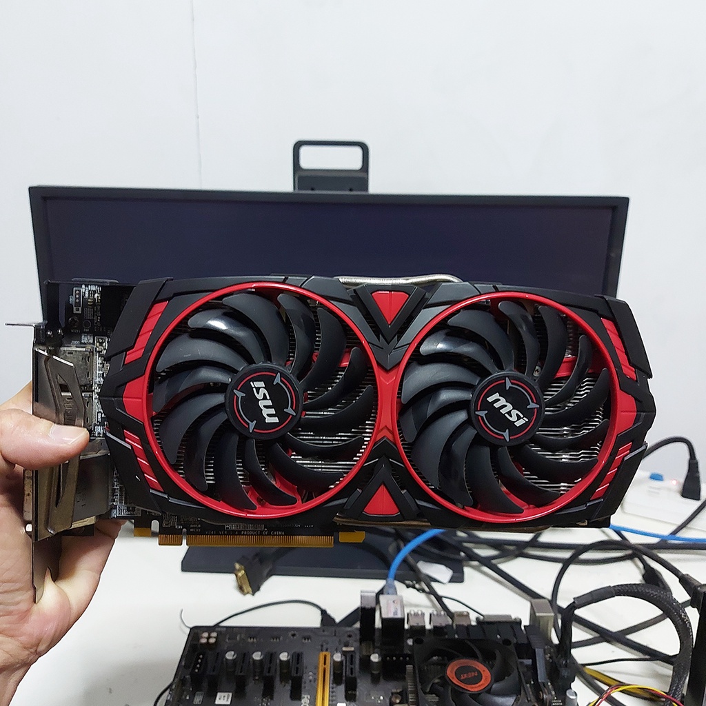 การ์ดจอ VGA MSI ARMOR MK2 RX 580 8GB GDDR5 มือสอง | Shopee Thailand