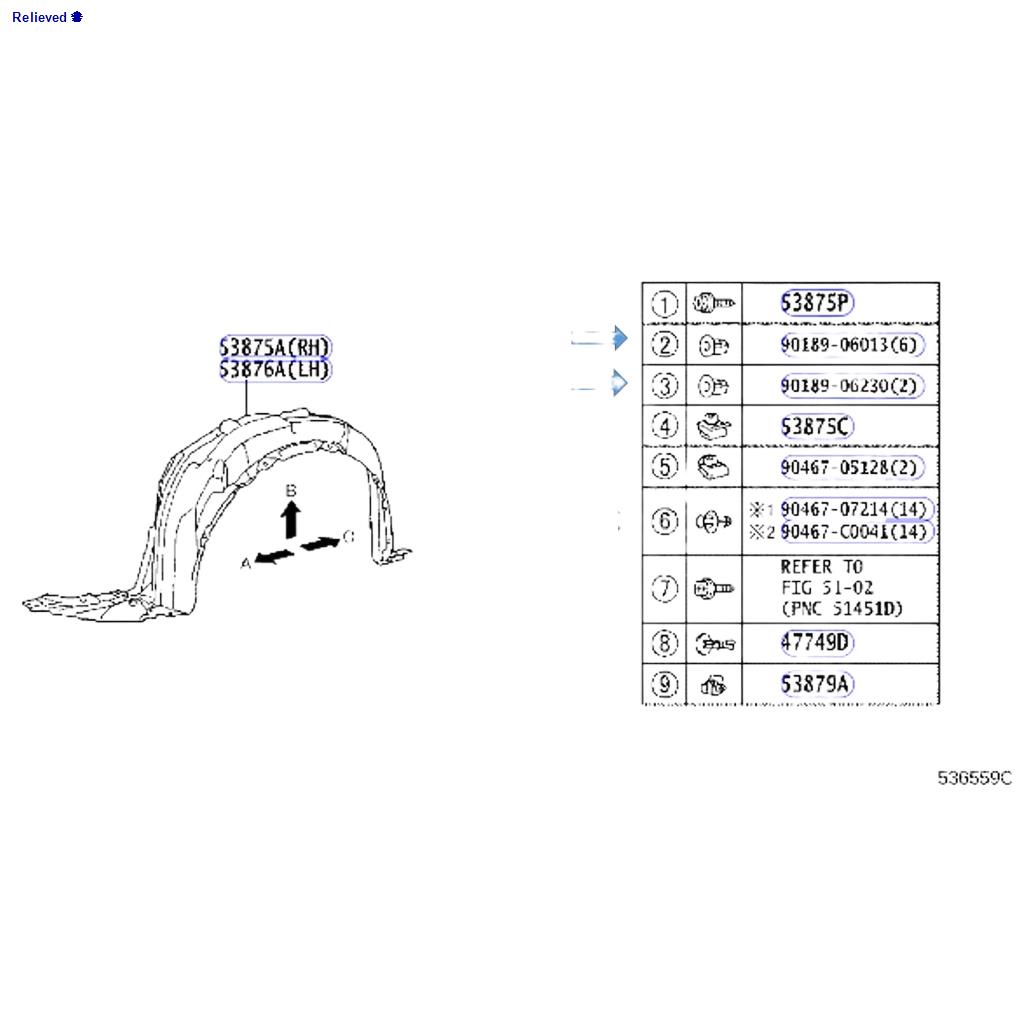 จัดส่งตรงจุดSKU-A481 ( 12 ตัวต่อข้าง) พุกพลาสติกยึดซุ้มล้อบังโคลนหน้า ...