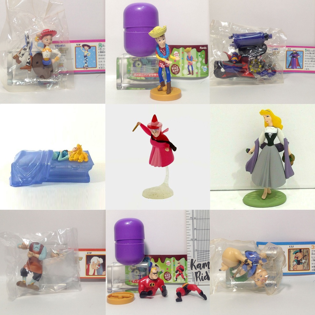 TOMY - Furuta : Choco Egg Disney & Pixar - งานแท้ แกะเช็ค/ถ่ายภาพ มีใบ ...