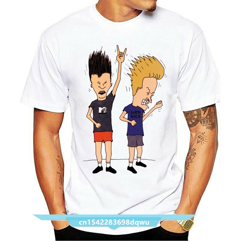 เสื้อยืด Unisex Beavis & Butthead เสื้อทีเชิ้ตคลาสสิกFunny Cartoon ...