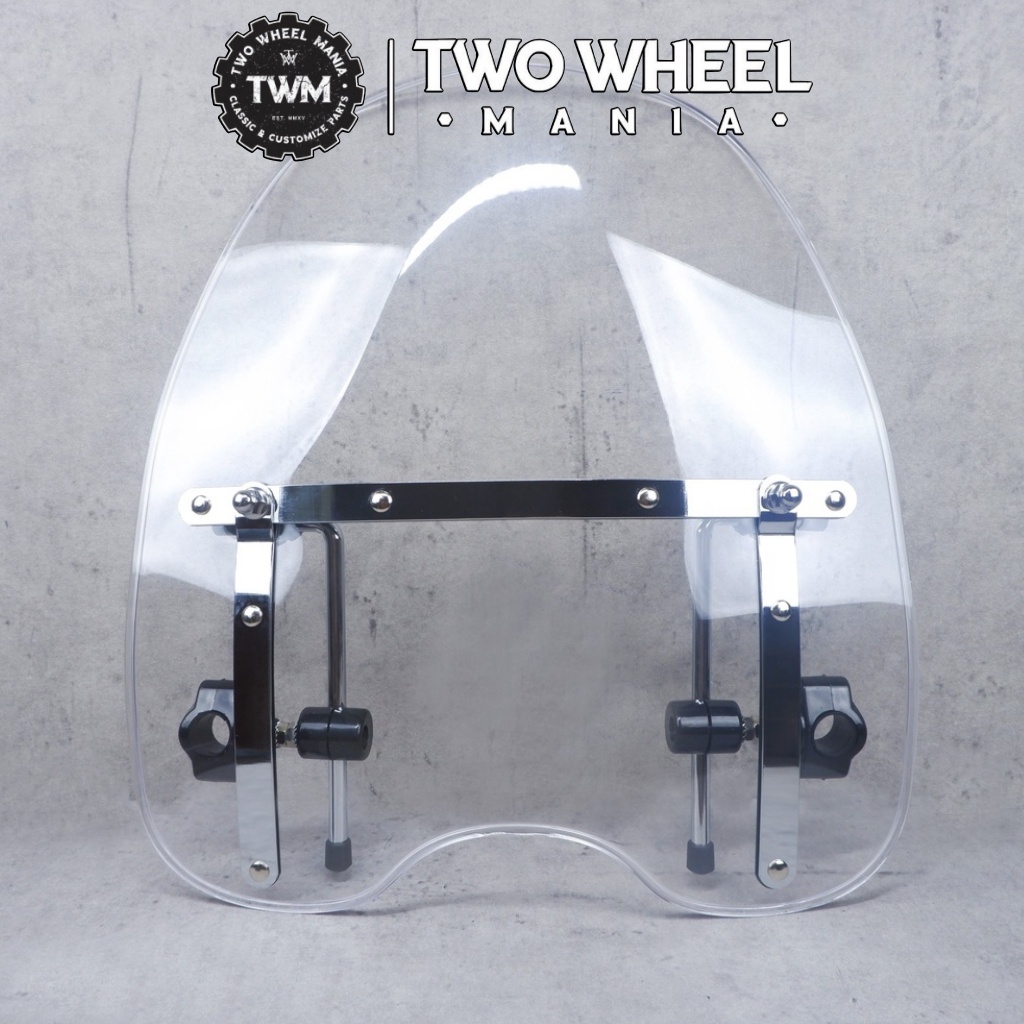 ชิลกันลม จับแฮนด์ : Windshield Handlebar Mount (1 Inch) : Harley ...