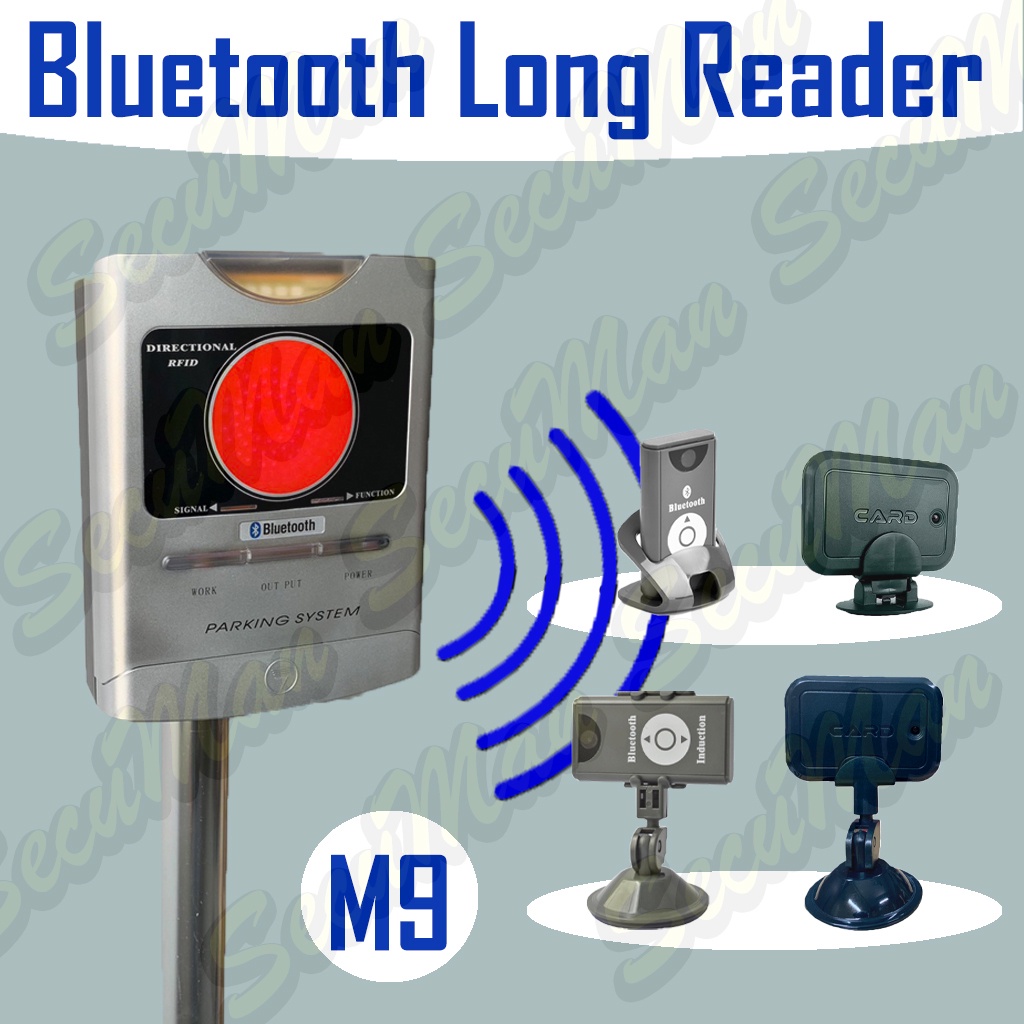 M9 เครื่องอ่านการ์ดบลูทูธระยะไกลคลื่น 433 Mhz (Bluetooth Long Reader ...