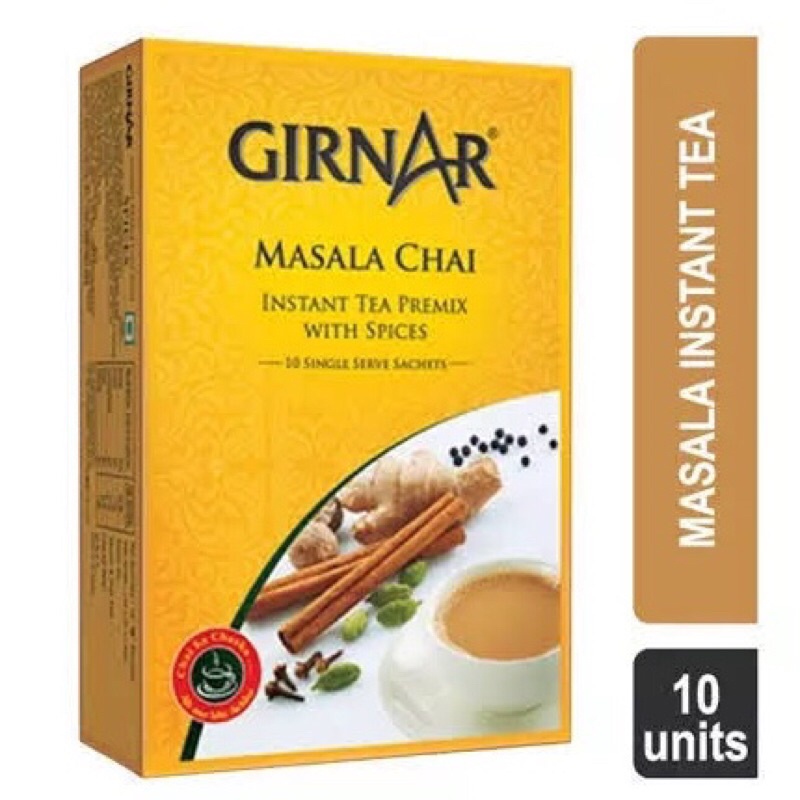 Girnar Masala Chai - Instant Tea Premix 10 x 14g Sachets | Shopee Thailand