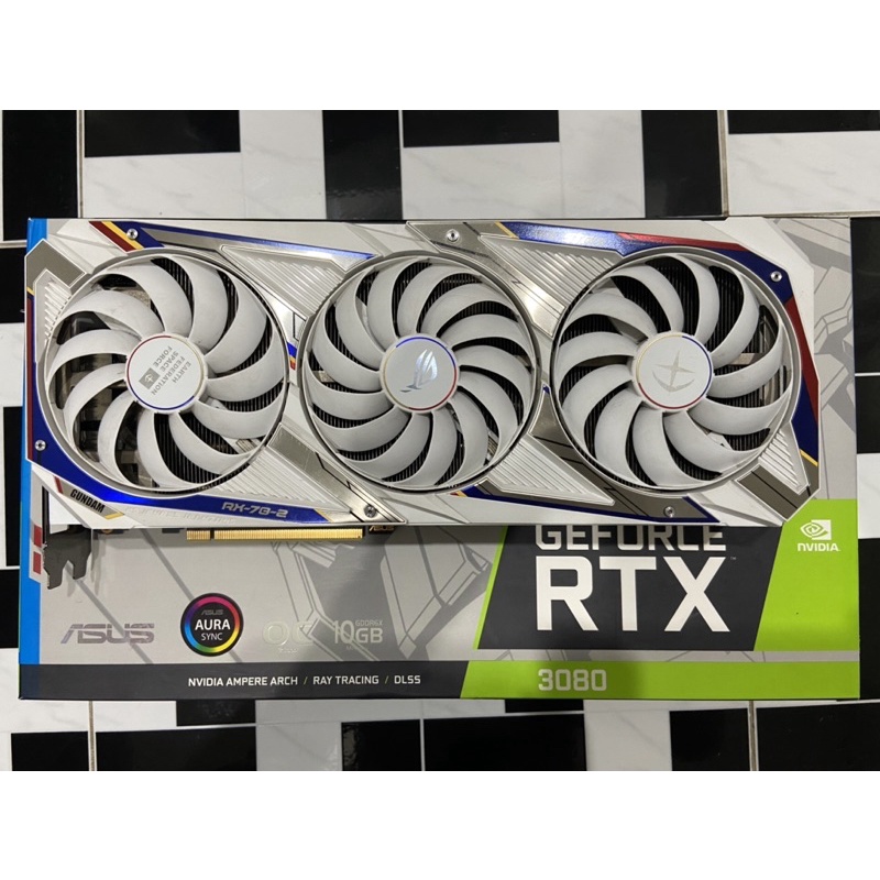 RTX3080 10G Asus ROG Gundam สภาพ 99% ตัวแรร์หายาก | Shopee Thailand