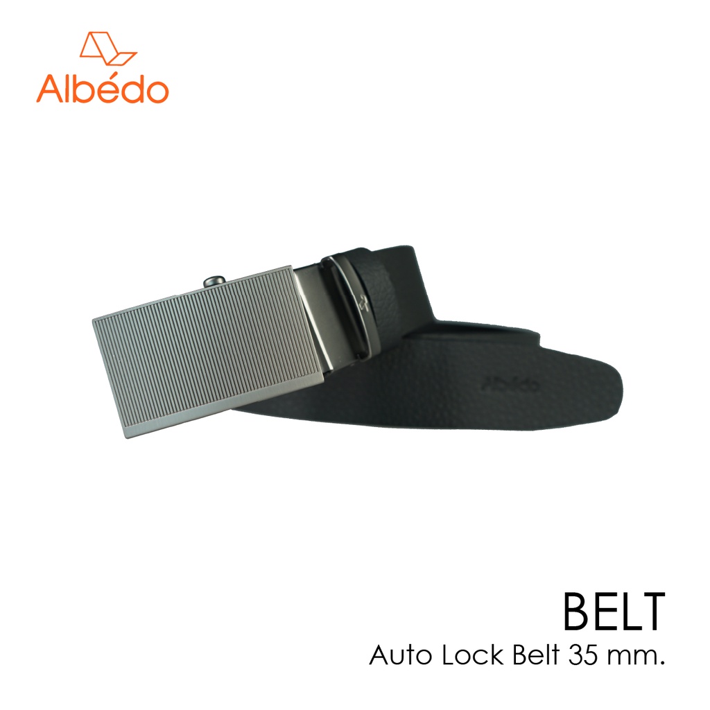 [Albedo] AUTO LOCK BELT 35 MM. เข็มขัดหัวออโต้ล็อค หนังแท้ - ABMI01599 ...