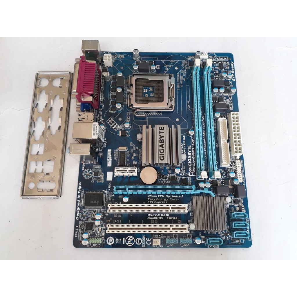 Mainboard 775 Gigabyte GA-G41MT-S2PT REV 2.1 สำหรับใส่แรม DDR3 พร้อมฝา ...
