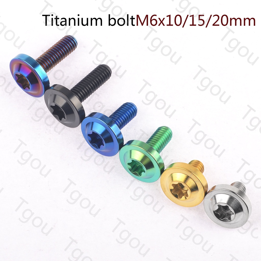 Tgou สลักเกลียวไทเทเนียม M6x10/15/20/25 มม. สกรูหัว torx สําหรับรถ ...