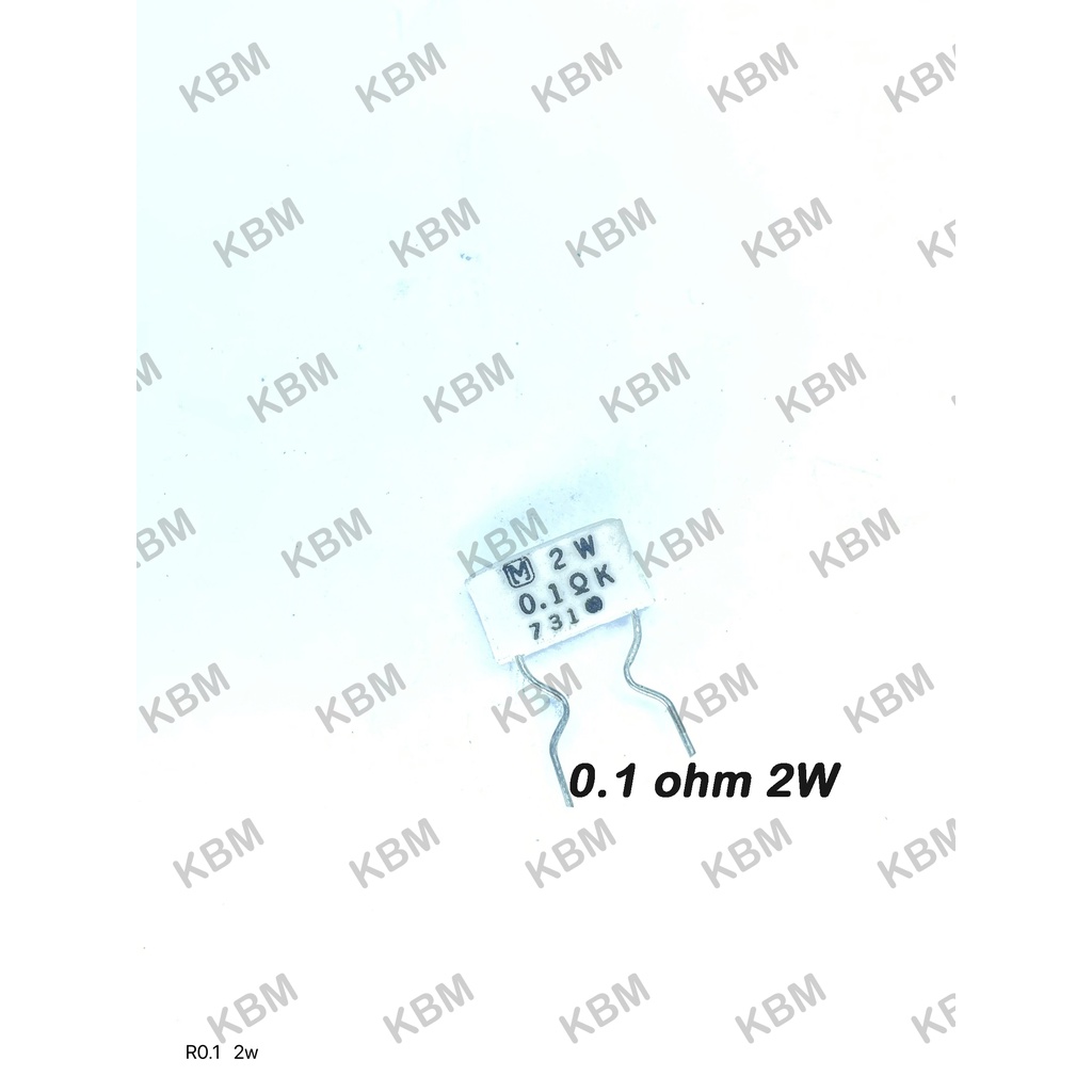 Resistor ตัวต้านทาน 0.1ohm 0.25W 1W 2W 3W 5W | Shopee Thailand
