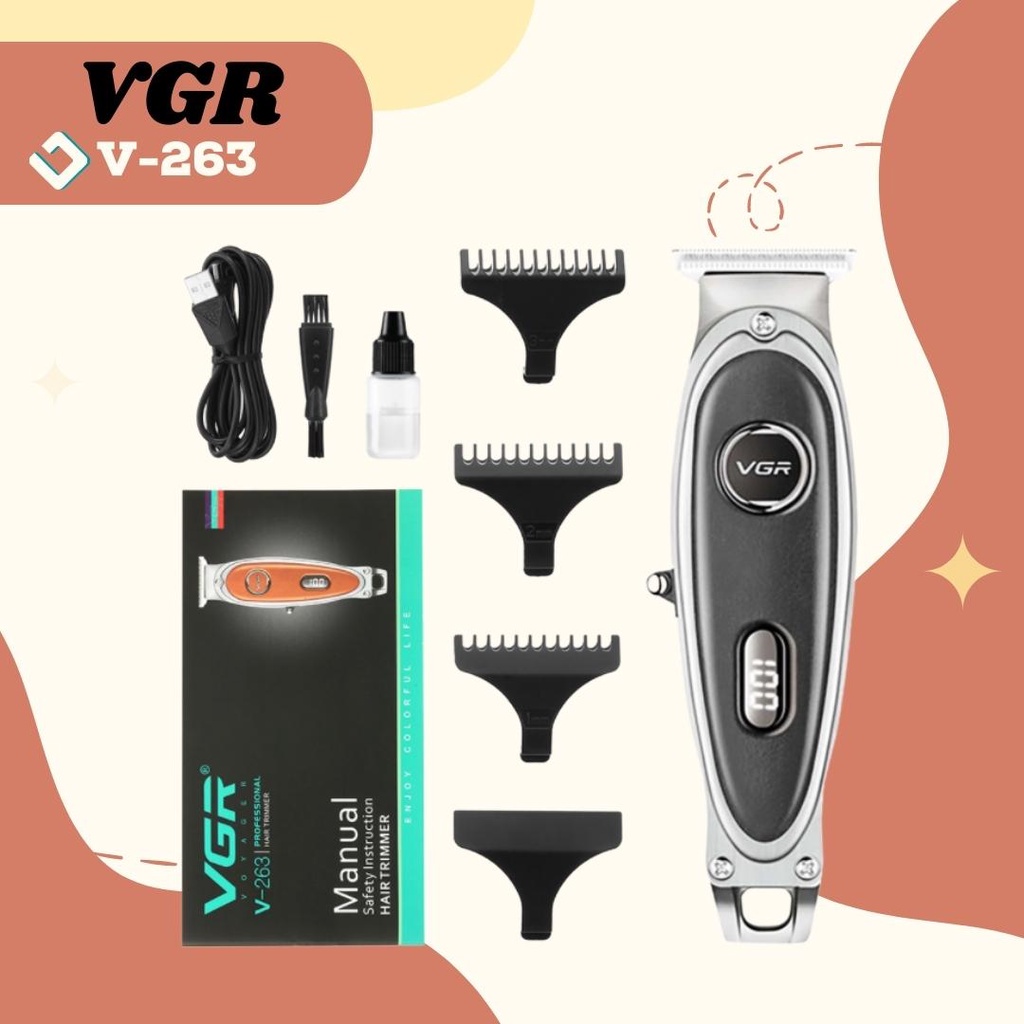 VGR Professional Hiar Trimmer รุ่น V-262 (263) | Shopee Thailand