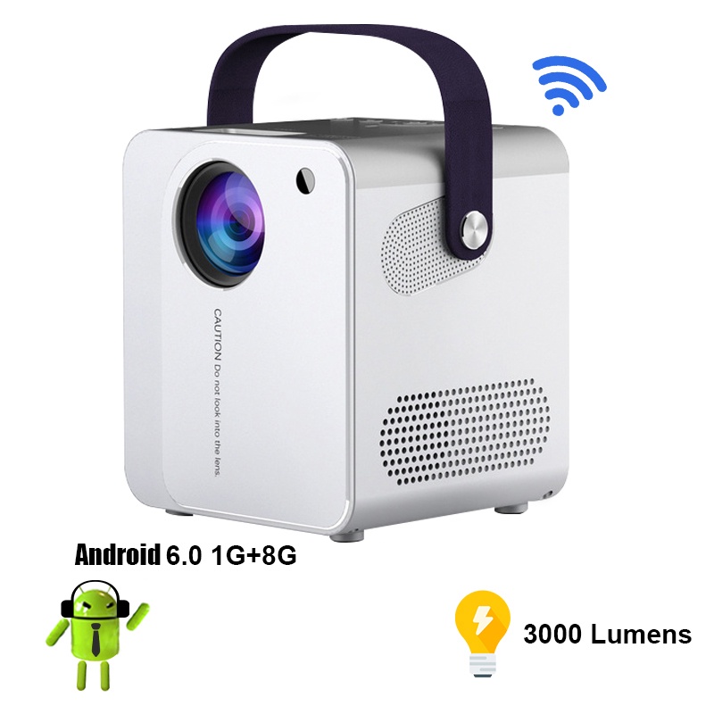 Led Projector Full HD Android Projector Mini Wifi Video beamer For Home ...