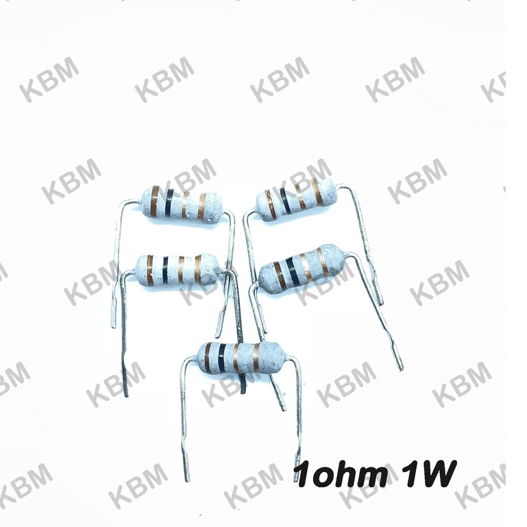 Resistor ตัวต้านทาน 1Ohm 0.25W 0.5W 1W 2W 3W 5W | Shopee Thailand
