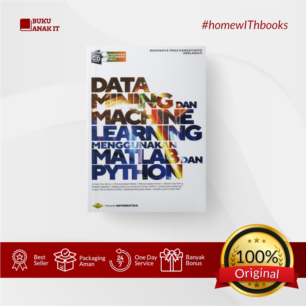 หนังสือข้อมูล MINING และ MACHINE LEARNING USING MATLAB และซีดี PYTHON ... หนังสือข้อมูล MINING และ MACHINE LEARNING USING MATLAB และซีดี PYTHON ...
