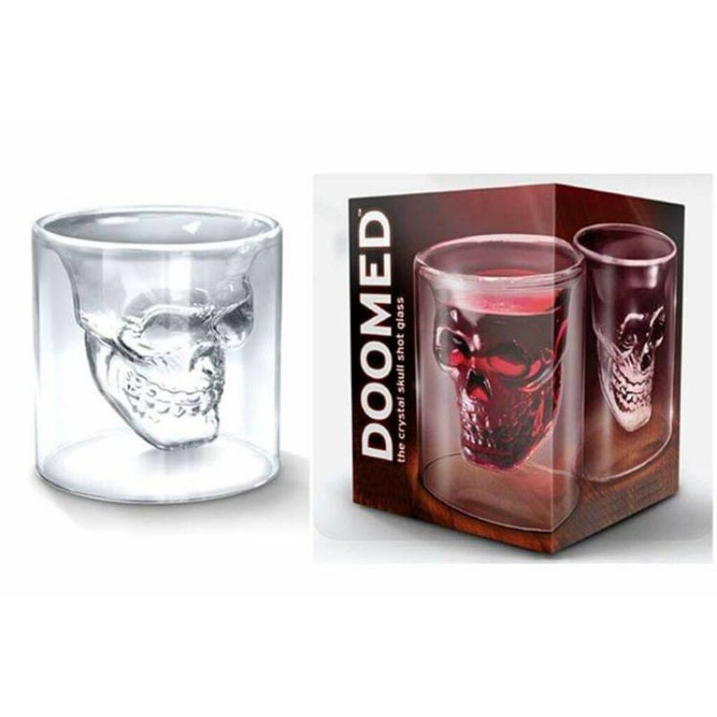 แก้วหัวกระโหลก doom แก้วชอตดูม shot glass | Shopee Thailand